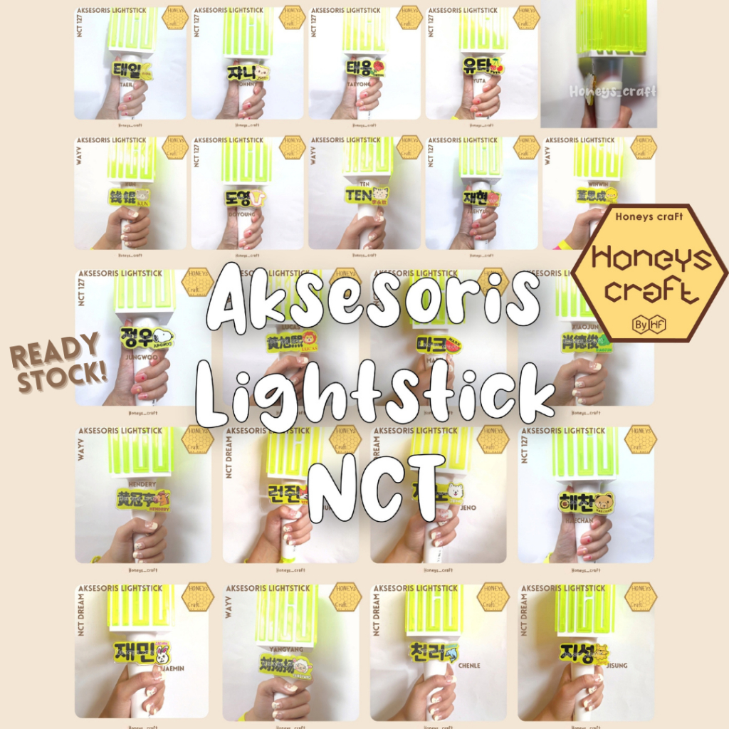 Honeys Craft Accessories Lightstick NCT 127 Dream WayV Acrylic Deco ...