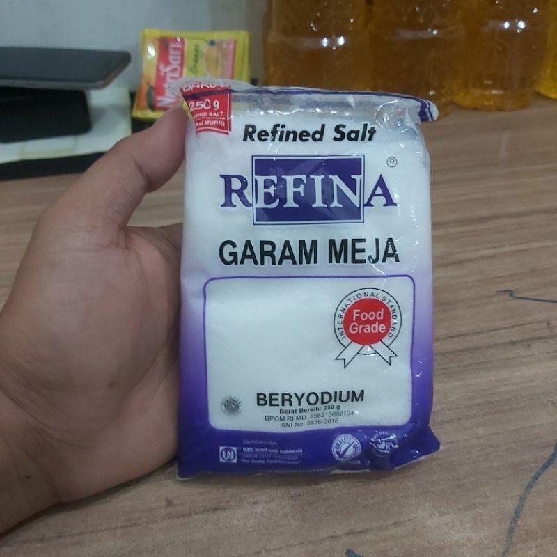 Refina TABLE SALT 5 thousand 250g | Shopee Singapore