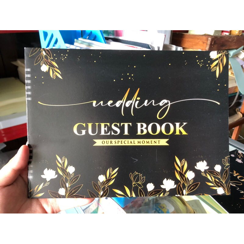 WEDDING GUEST BOOK (STAPLES) | Shopee Singapore