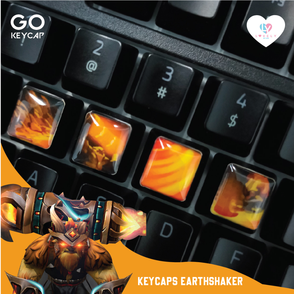 Keycaps PBT Dota 2 Earthshaker Ability | GO KEYCAPS | Shopee Singapore