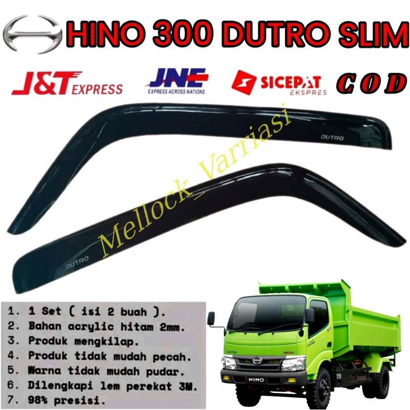 Hino 300 DUTRO SLIM Car Door Gutter,KUPU | Shopee Singapore