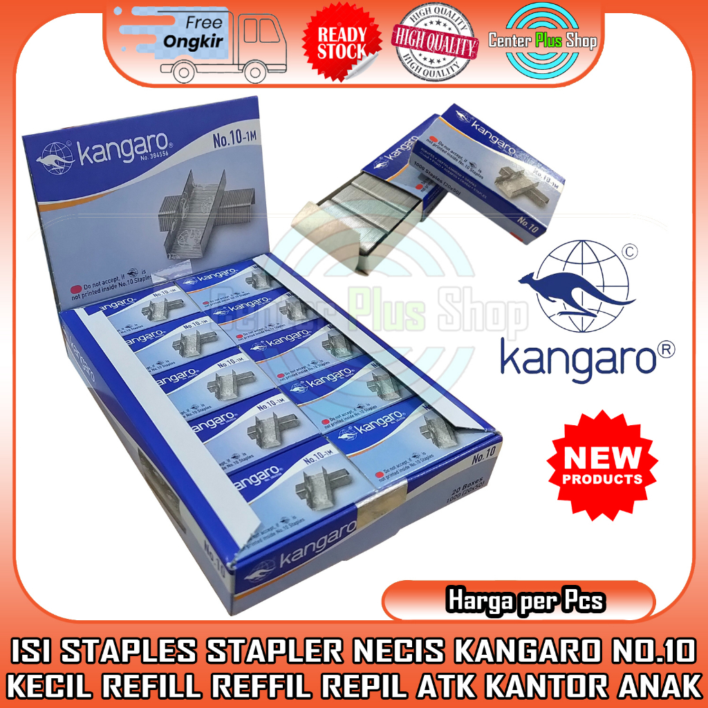 STAPLES FILLING NECIS STAPLER KANGAROO KANGAROO NO.10 SMALL REFILL ...
