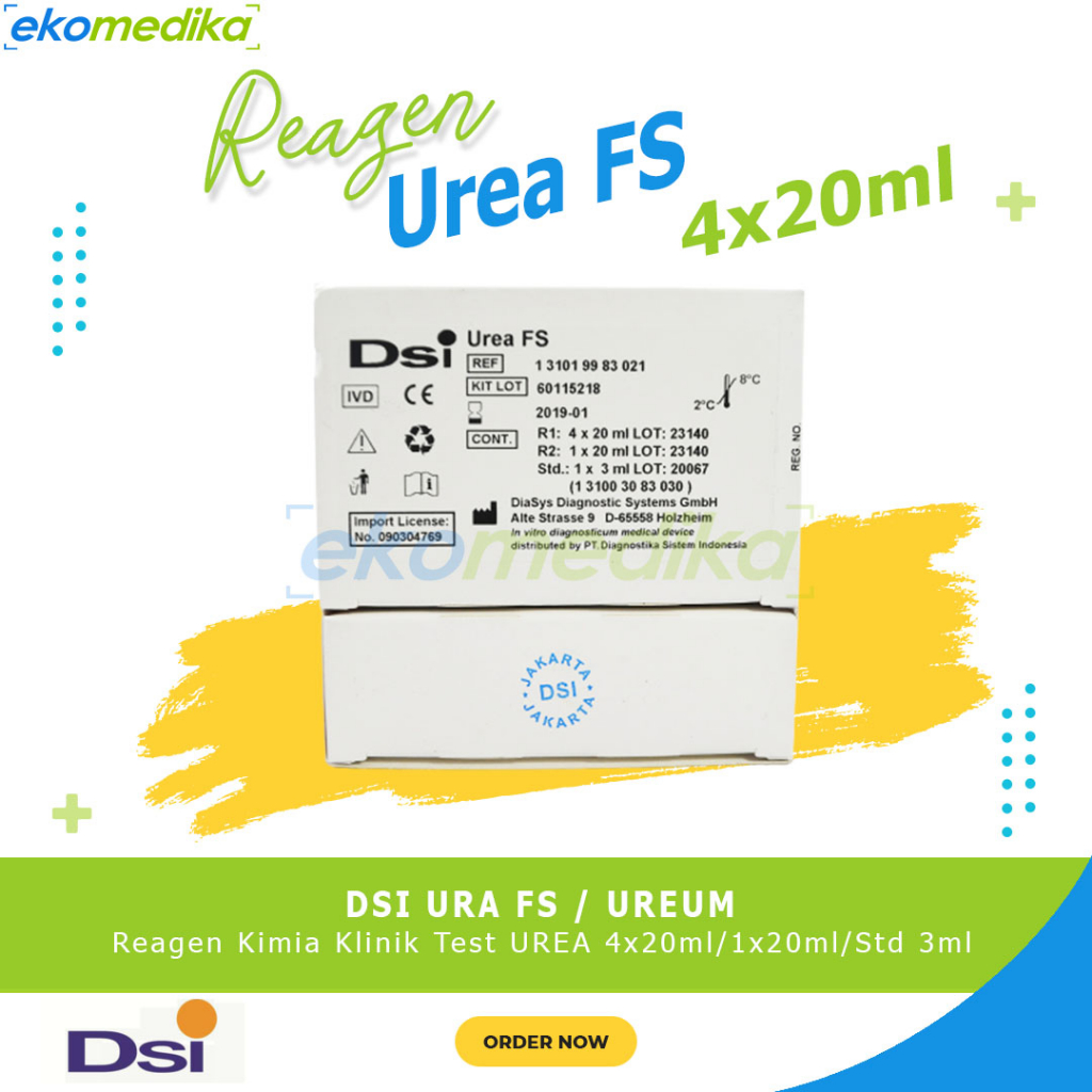 Diasys UREA FS 4x20ml Ureum Reagent / DSI Reagent UREA FS ED. 05/2026 ...