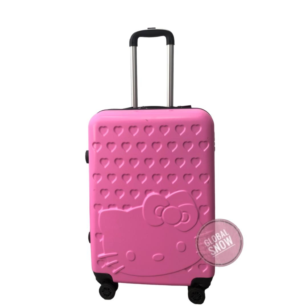 Hello Kitty Suitcase 24 inch / 24 inch 4 360 Swivel Wheels ABS Hardcase ...