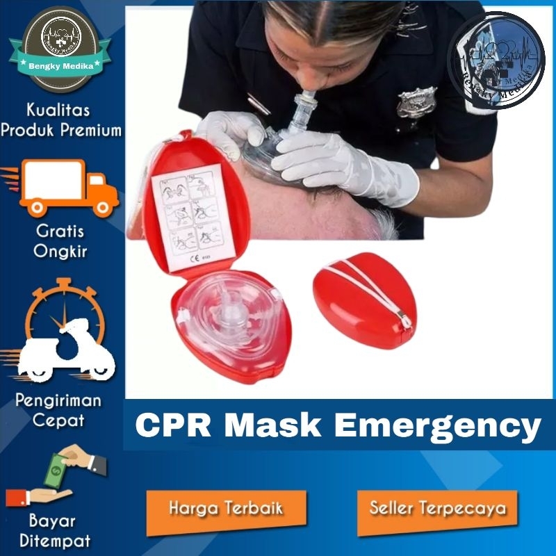 CPR Mask CPR Pocket Tube Resuscitator Mask | Shopee Singapore