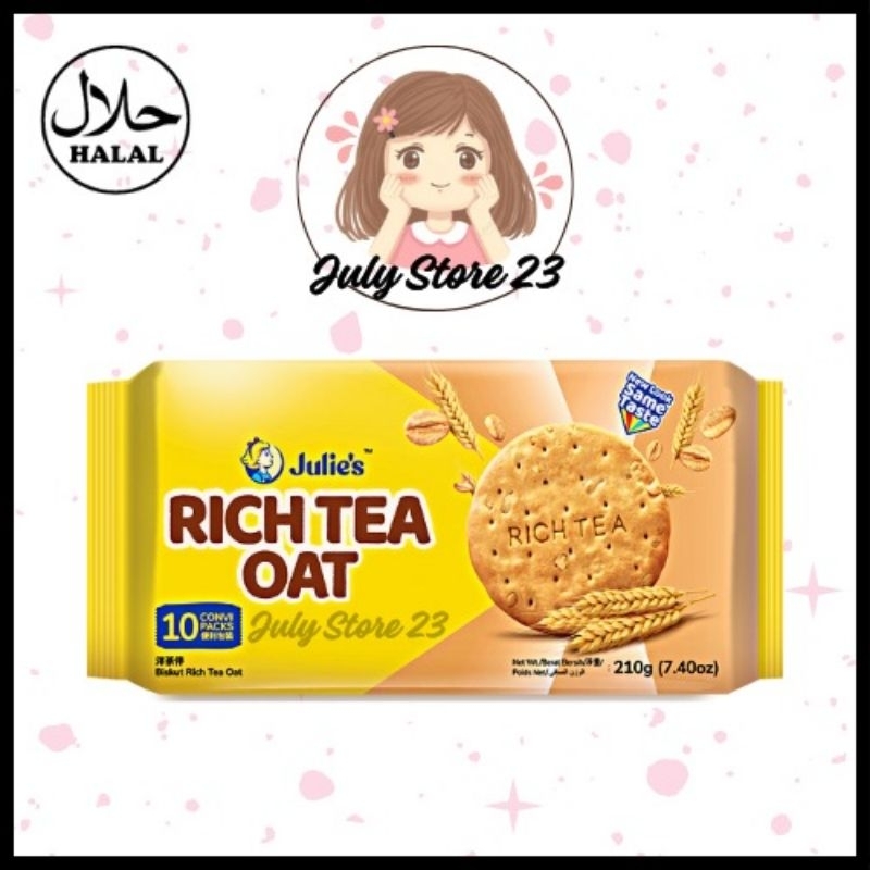 Julie's Rich Tea Oat Biscuits 210 g | Shopee Singapore