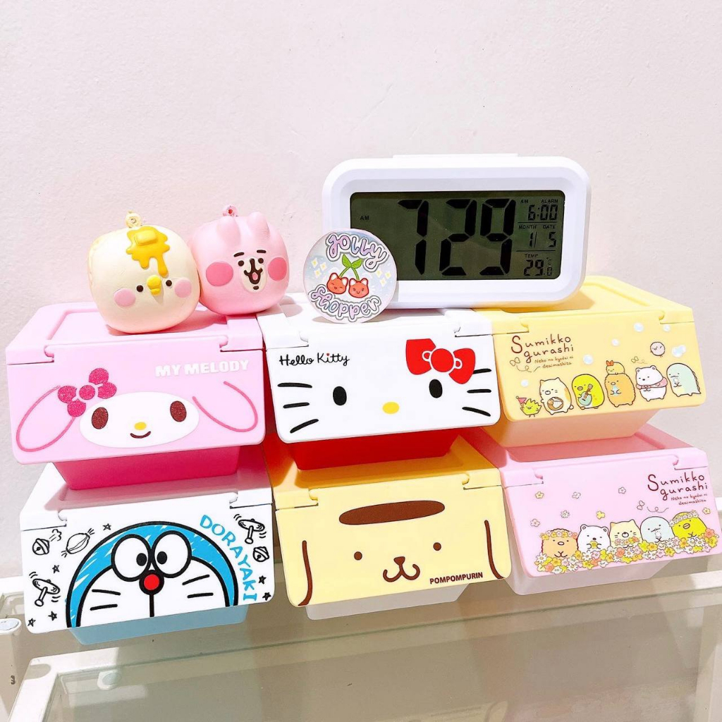 Kawaii Sanrio Desk Organizer Cartoon Hello Kitty Kuromi My Melody ...
