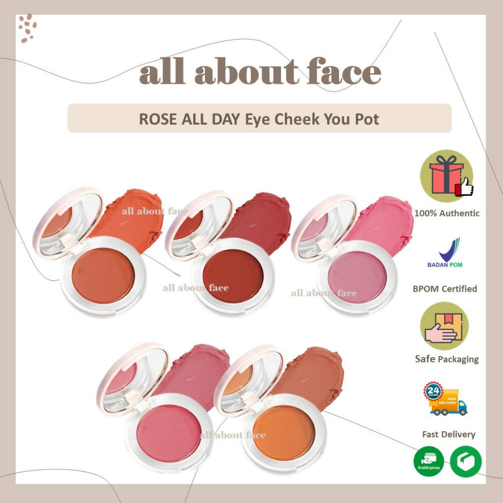 Rose ALL DAY Eye Cheek You Pot ORIGINAL | Roseallday Eye Cheek You Pot ...
