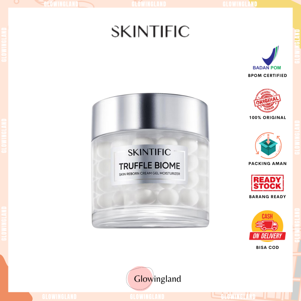SKINTIFIC Truffle Biome Skin Reborn Cream Gel Moisturizer 50g | Shopee ...