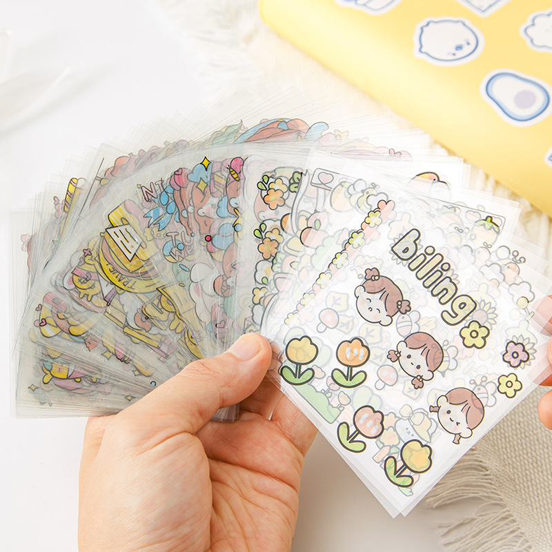345 - Korean Viral Stickers 100 Sheets Momo Aesthetic Sticker ...