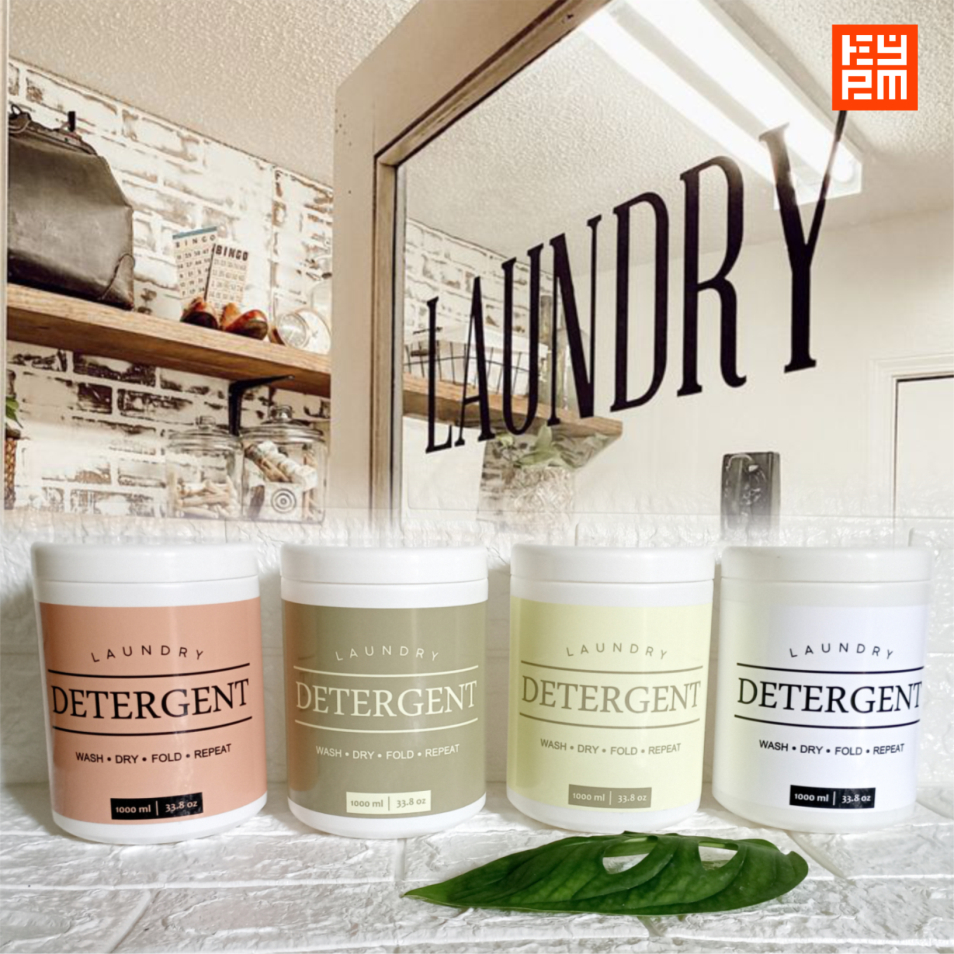 Aesthetic JAR LAUNDRY POWDER DETERGENT Container 1000ml | Shopee Singapore
