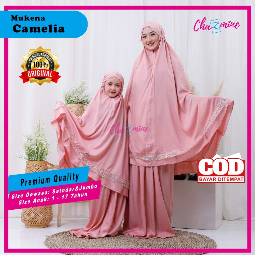 New!! Couple Mother And Son Camelia 2in1 Original By Chazmine (Mother Jumbo) | Shopee Singapore