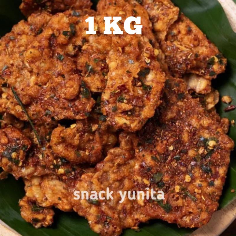 Spicy Bandung Tempeh Chips 1 kg Salty and Savory | Shopee Singapore