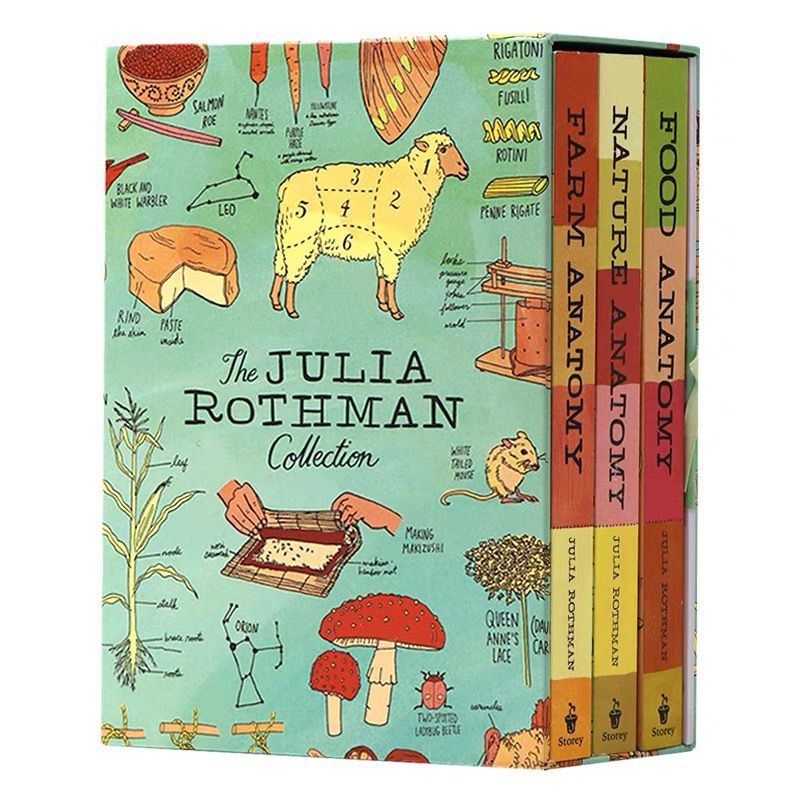 The Julia Rothman Collection: Farm Anatomy, Nature Anatomy, and Food ...