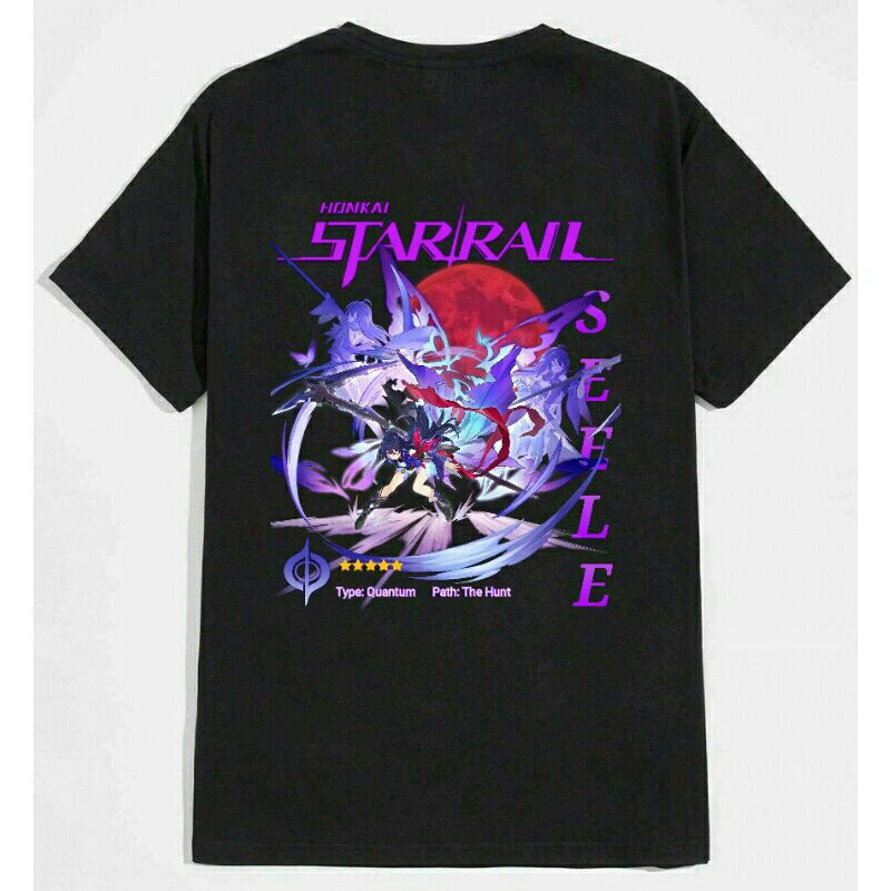 Seele Honkai Star Rail Premium Cotton Combed 30s t-shirt | Shopee Singapore