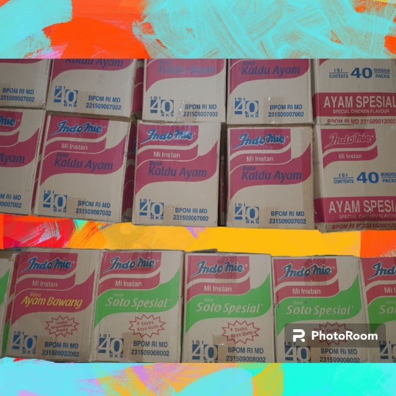 Indomie Instant Noodles 1 box contains 40 packs FREE BUBLE WRAP ...