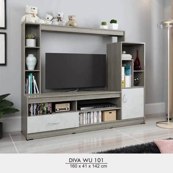 Tv Rack 160cm Sideboard Tv Wall Unit Shelf Bulkhead wu 101 Bandung ...