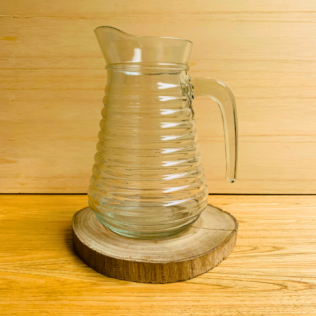 1 Liter Glass Pitcher Cafe Screw Pitcher Without Lid WJR-1000 | Shopee ...