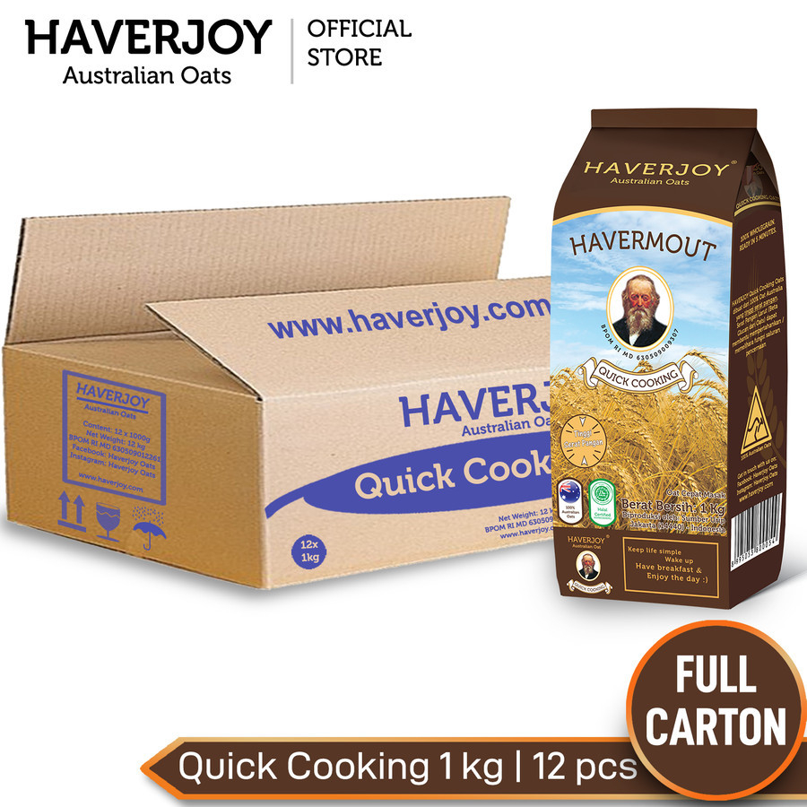 Haverjoy Full Cartoon Quick Cooking Oats 1 Kg / Haverjoy Chocolate ...