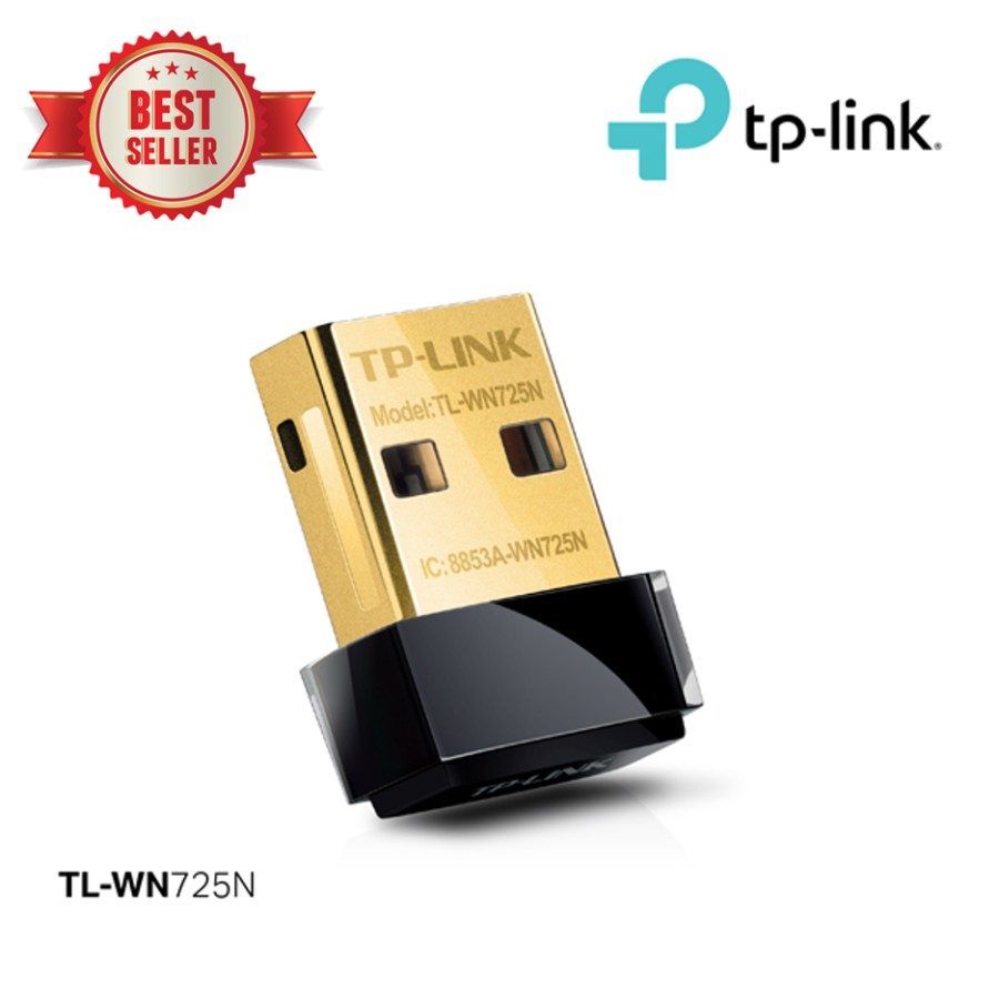 Tp-link 150Mbps Wireless N Nano USB Adapter TL-WN725N - Black | Shopee ...