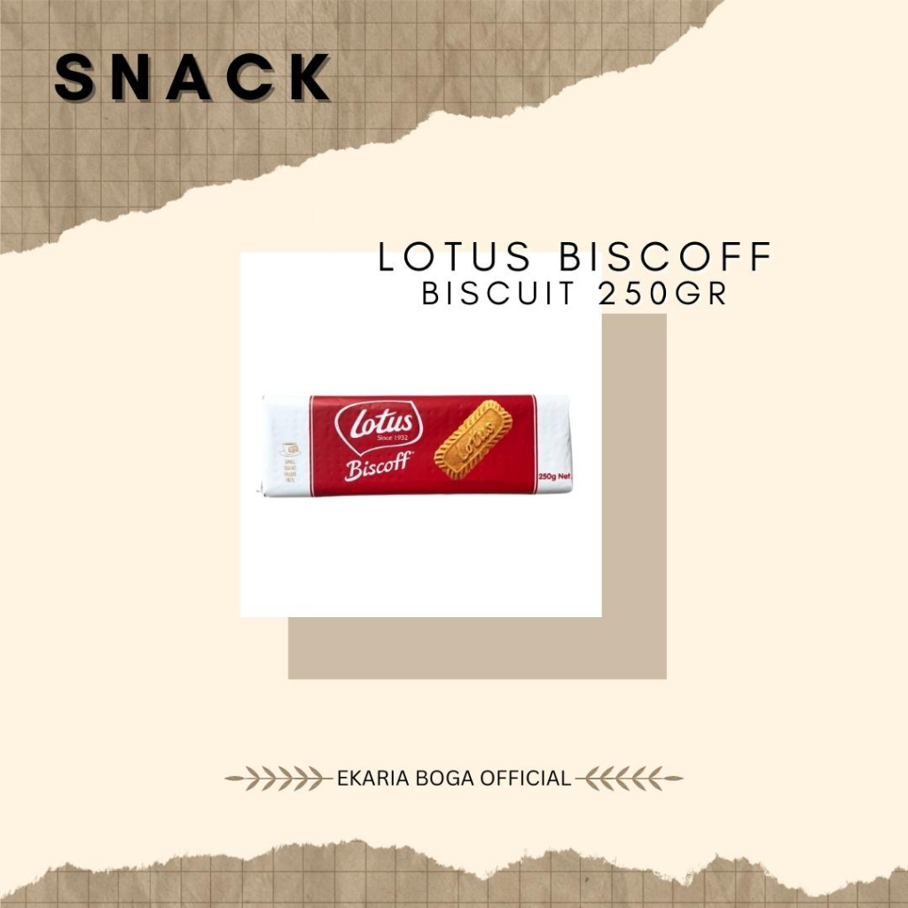 Snack | Biscuit | Biscoff | Lotus BISCOFF | Lotus BISCOFF BISCUIT 250G ...
