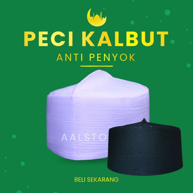 PUTIH Habib Bahar's White Skullcap Skullcap Hajj Cap Cap Cap Cap Hat 8cm High Anti Dent | Shopee ...