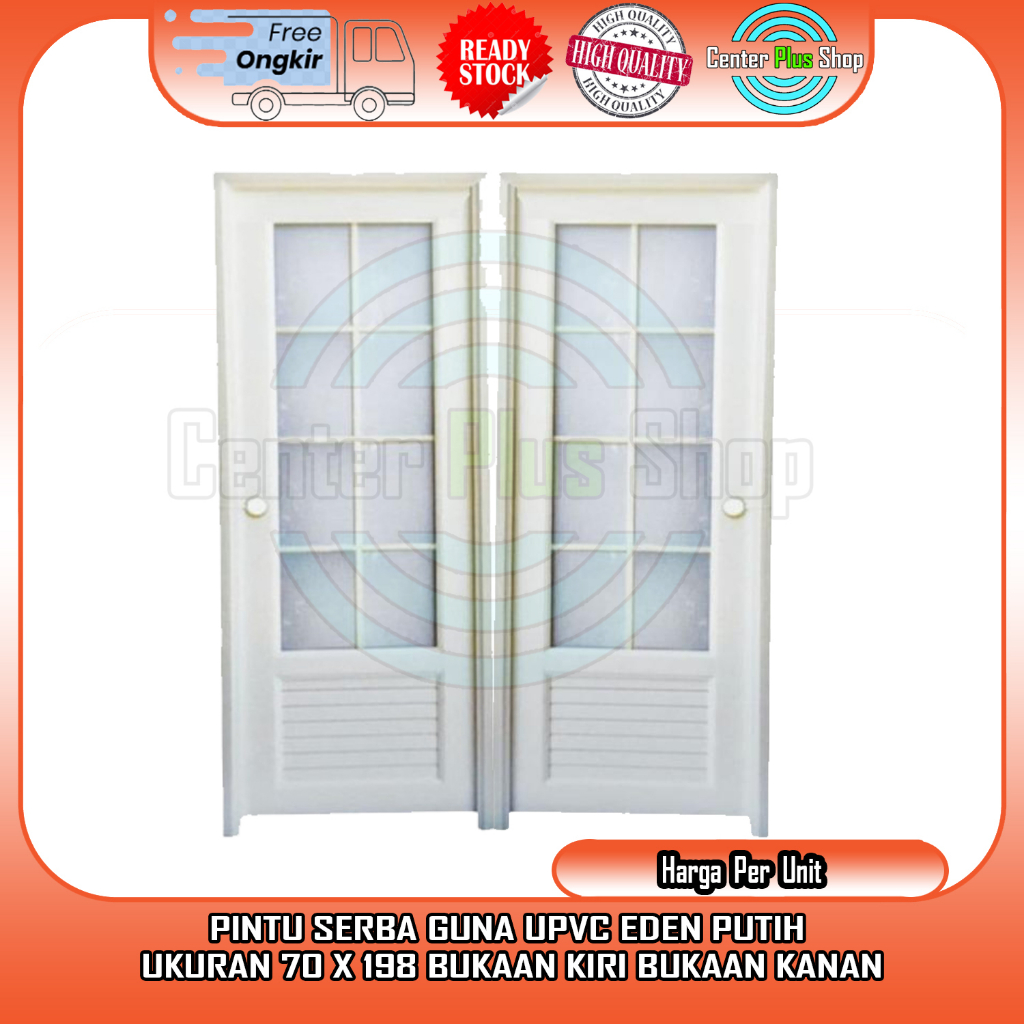 [Instant] BATHROOM DOOR WC UPVC EDEN TOILET DOOR PVC PLASTIC PLASTIC ...