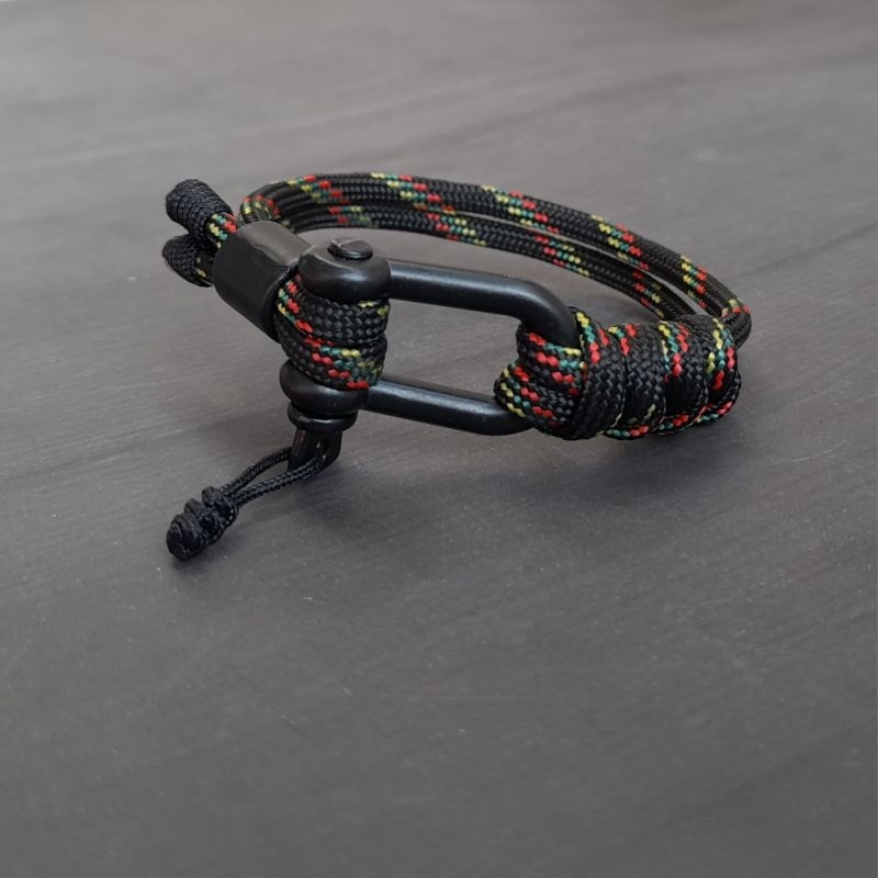 Cool Men's Bracelet for Boys Ethnic Woven Rope Survival Bracelet ...