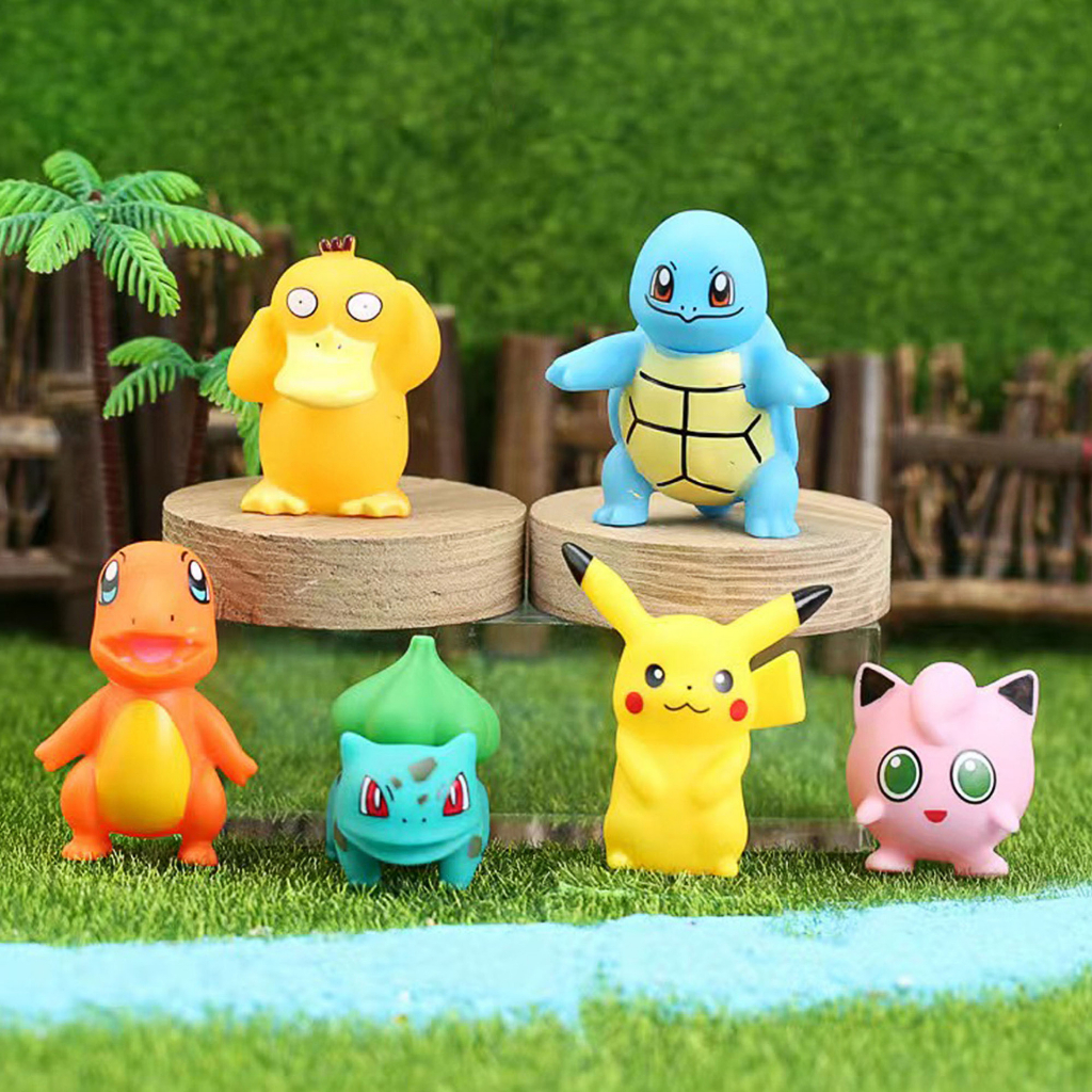 Pokemon Cake Topper Set 6Pc | Shopee Singapore