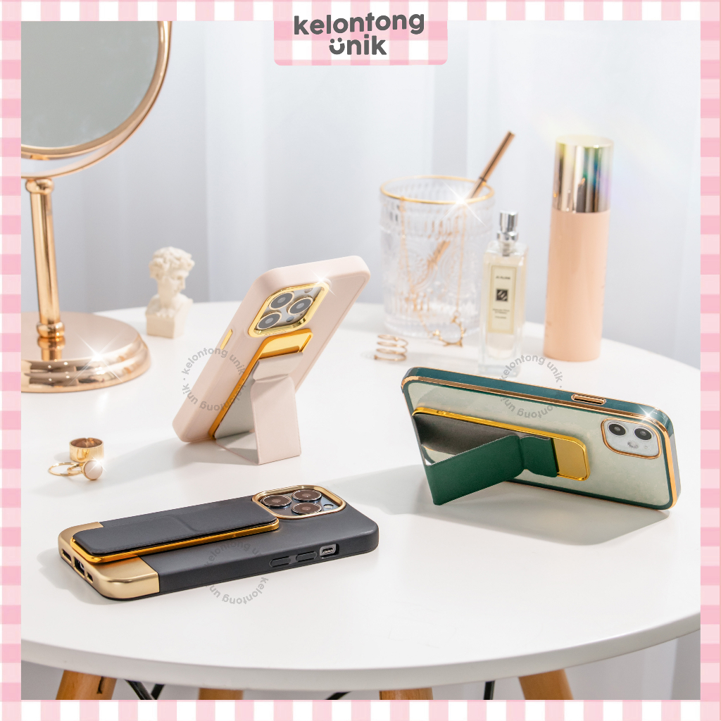 Unique SCREEN PRINTING | Gold PLATING LEATHER - 2 in 1 Magnetic Phone ...