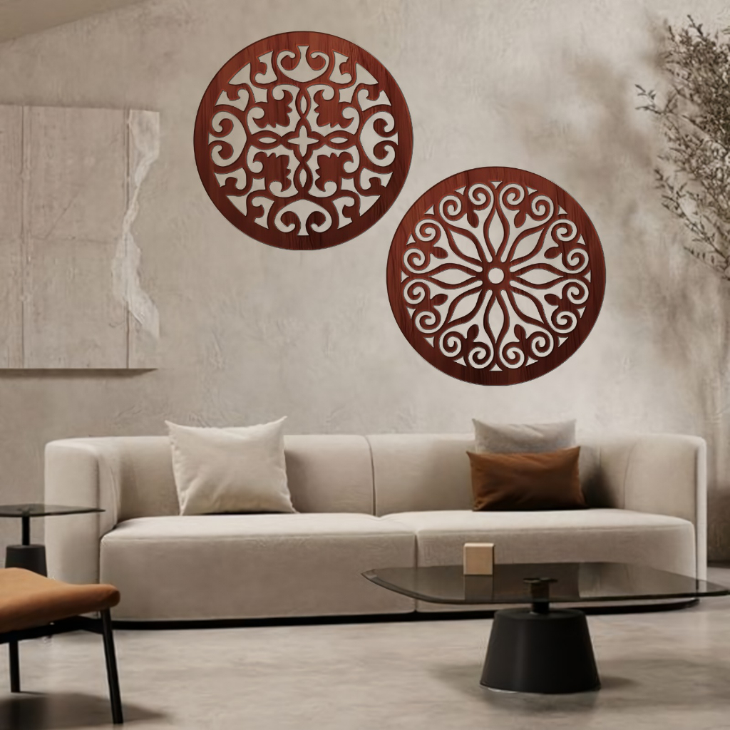 KAYU HIASAN DINDING Aesthetic Wooden Wall Decoration Living Room ...