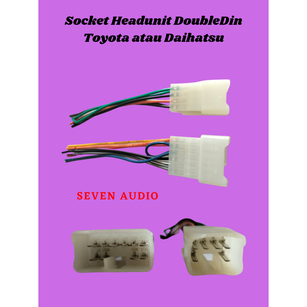 Toyota/daihatsu Double Din PNP Double Din Socket Cable - Cable Socket ...