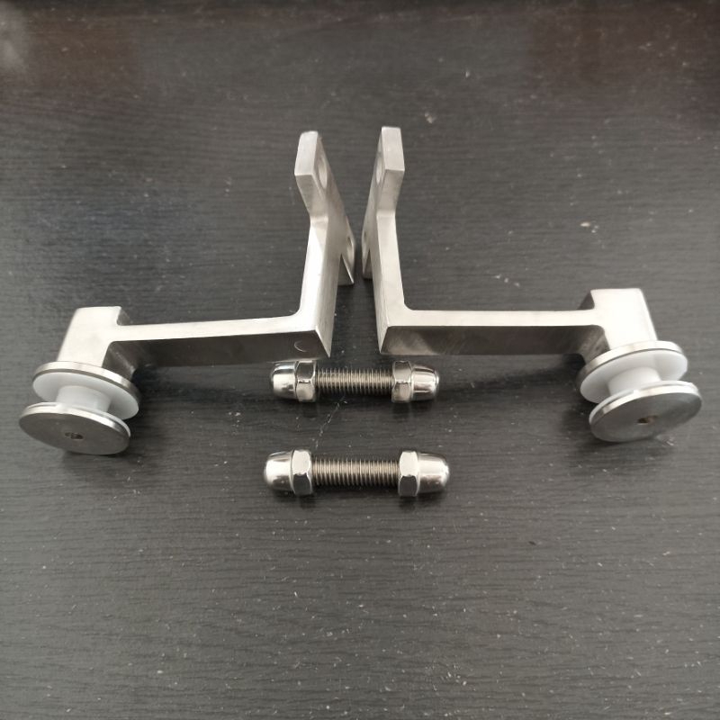 Ss 304 GLASS SPIDER BRACKET CLAMP WINGS STAINLESS STAIR RAILING PLATE ...