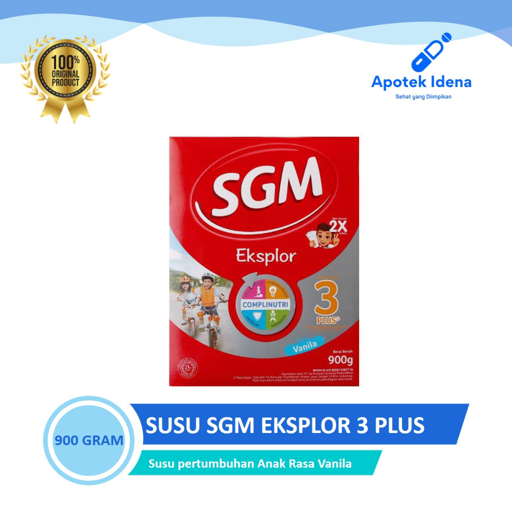 Sgm 3+ Explore Vanilla Flavor 900 GR Milk Formula For Children Aged 3-5 ...