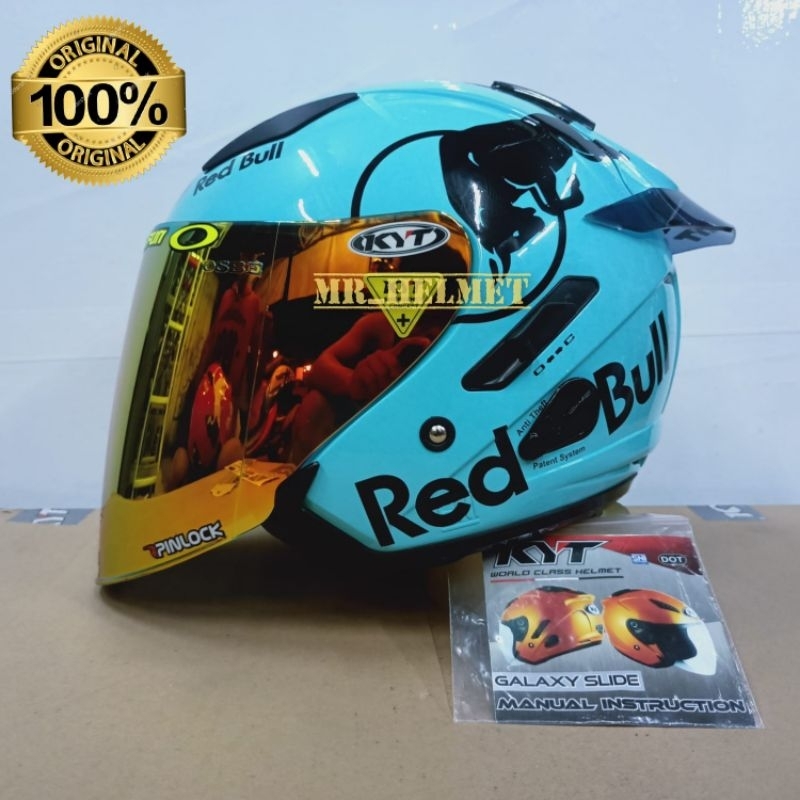 100% Original KYT GALAXY Special REDBULL EDITION HELMET Handsome ...