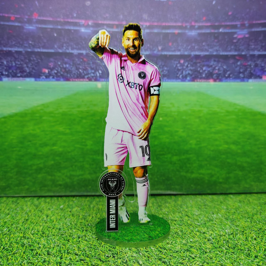 Standee Action Figure Art Lionel Messi Inter Miami 2023/24 | Shopee ...