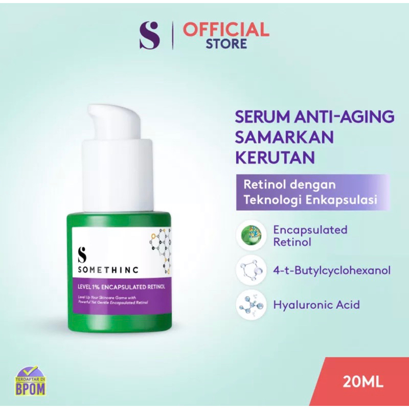 HIJAU Somethinc Level 1% Encapsulated retinol 20 ML SOMETHINC Level 1% ...