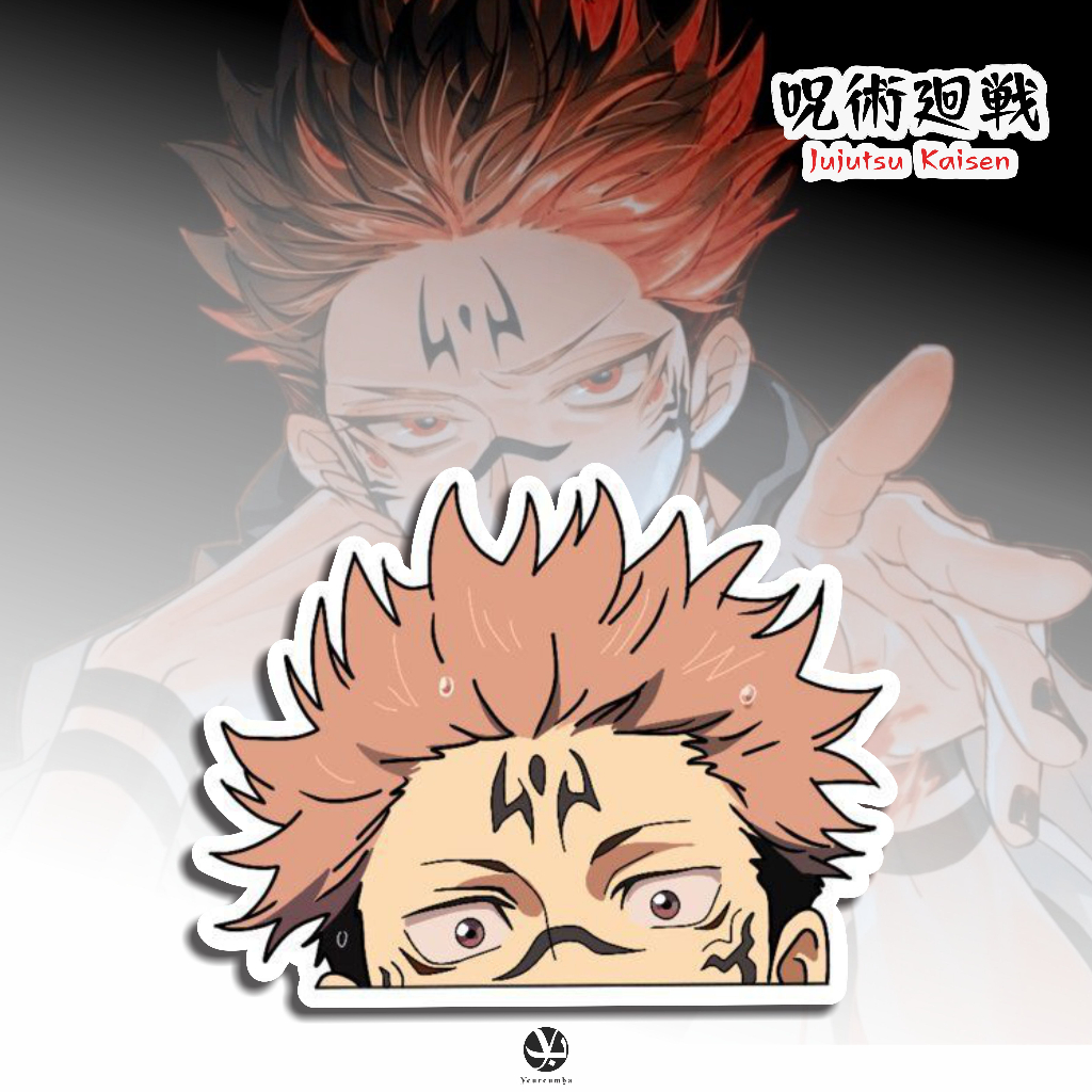 Jujutsu KAISEN INTIP STICKER - SUKUNA STICKER - INTIP SUKUNA STICKER ...