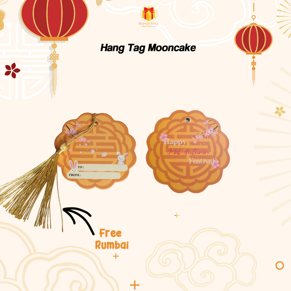 Hang Tag Mooncake Festival / Mid Autumn (12 pcs) | Shopee Singapore