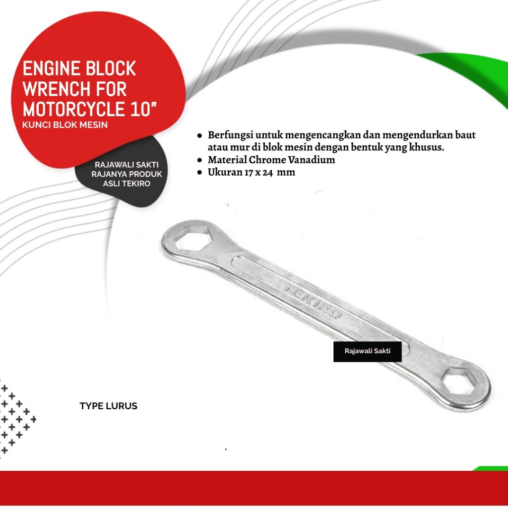 MESIN Tekiro Straight Engine Block Lock/Engine Block Lock | Shopee ...