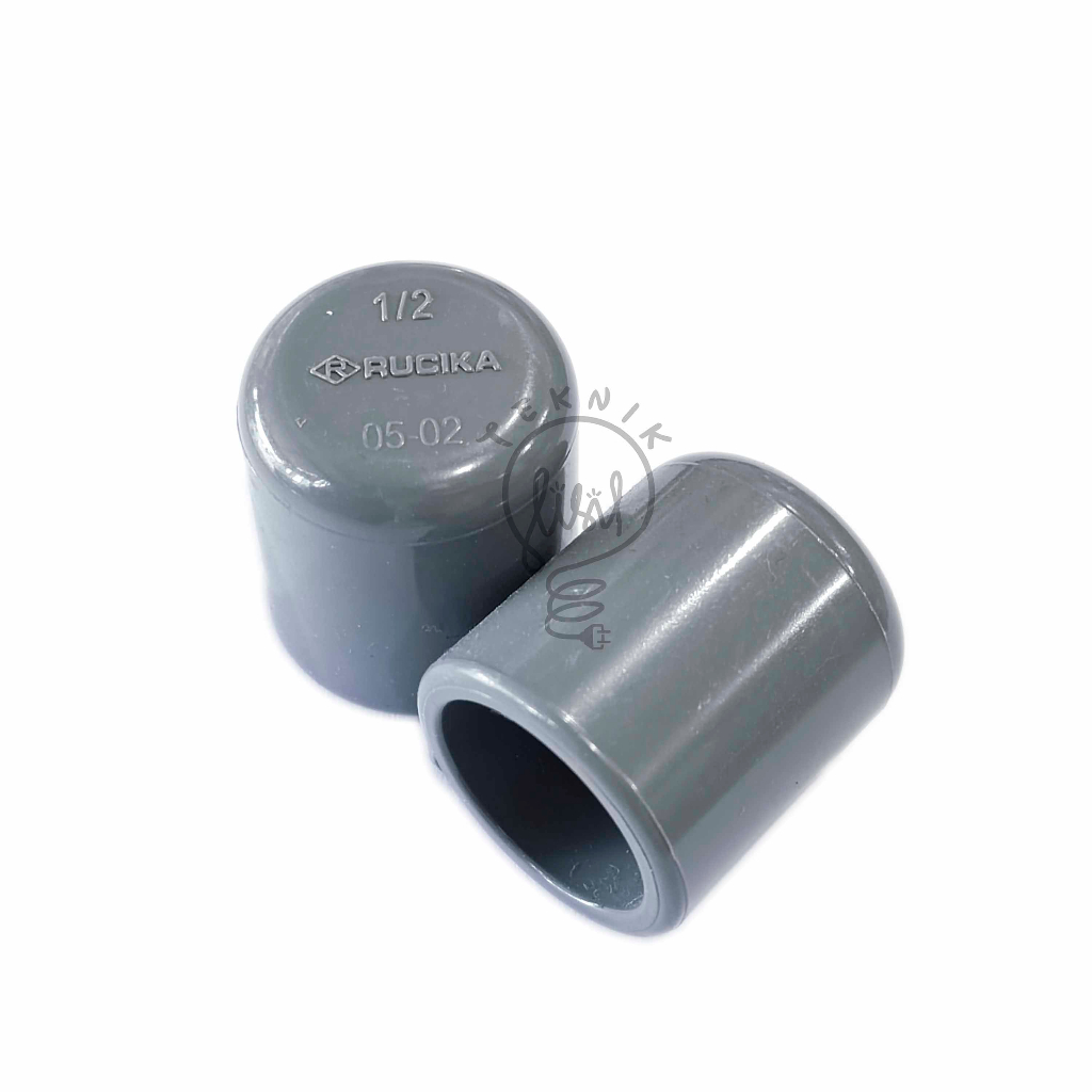 Rucika PVC PIPE DOP 1/2 INCH THICK END LID | Shopee Singapore