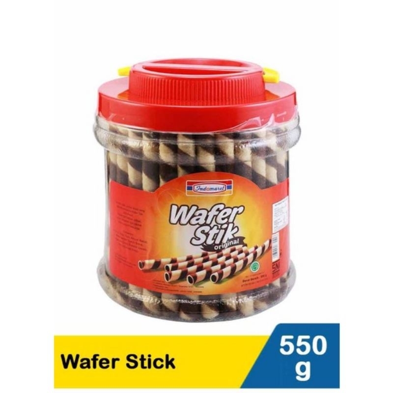 Wafer stick Chocolate idm 550gram/wafer stick/Cookies/wafer | Shopee ...