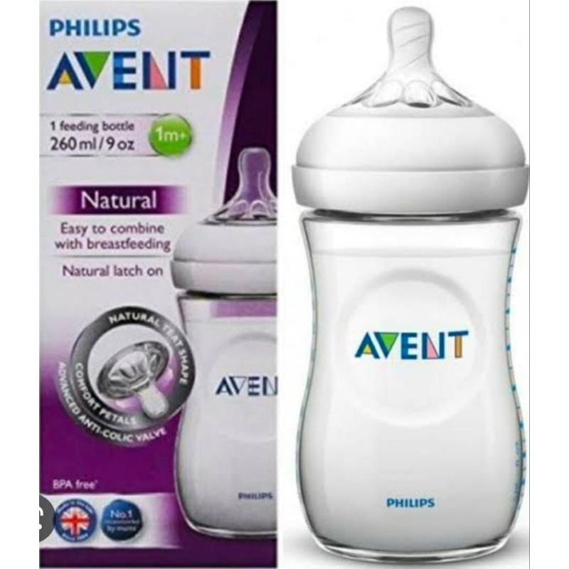 Philips avent Natural Milk Bottle 260ml / Milk Bottle | Shopee Singapore