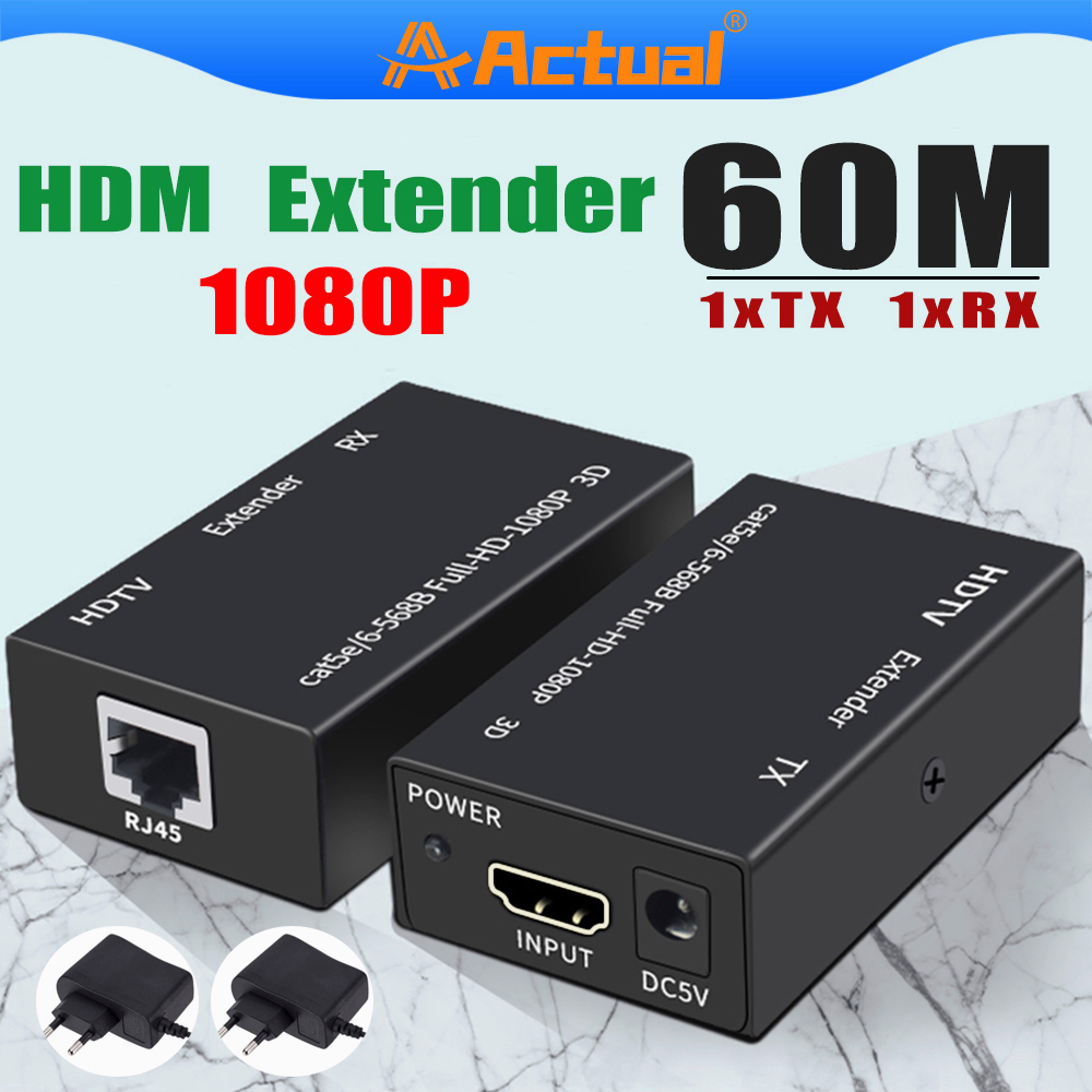 Actual Extender 60M Rj45 LAN Cat6 Extension Rj45 LAN 10meter Ethernet ...