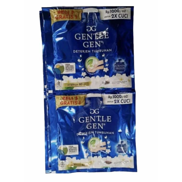 Gentle Gen Sachet 1,000's (1 Dozen) Contains 16 Sachets) | Shopee Singapore