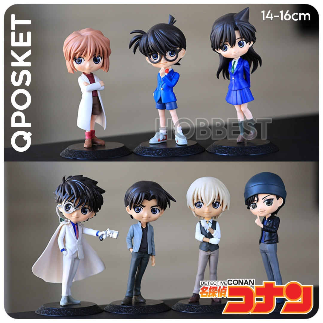 QPOSKET DETECTIVE CONAN - Action Figure Miniature Display Toy Topper Q ...