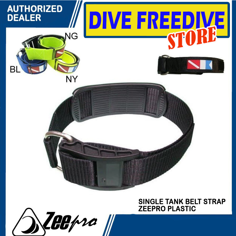 Single Tank Belt Strap Zeepro Plastic Tube Support Belt BC Buoyancy ...