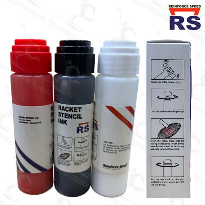 Stencil INK RAKET INK RS BRAND (REINFORCE SPEED) NEW ORIGINAL | Shopee ...