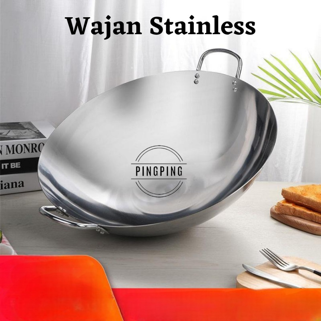 Frying pan/Stainless Steel Skillet/SUS 304 frying pan/frying pan/frying ...