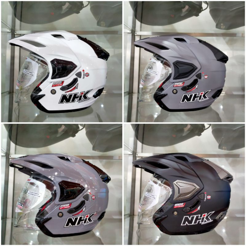 Nhk Predator Solid Half Face Helmet | Shopee Singapore